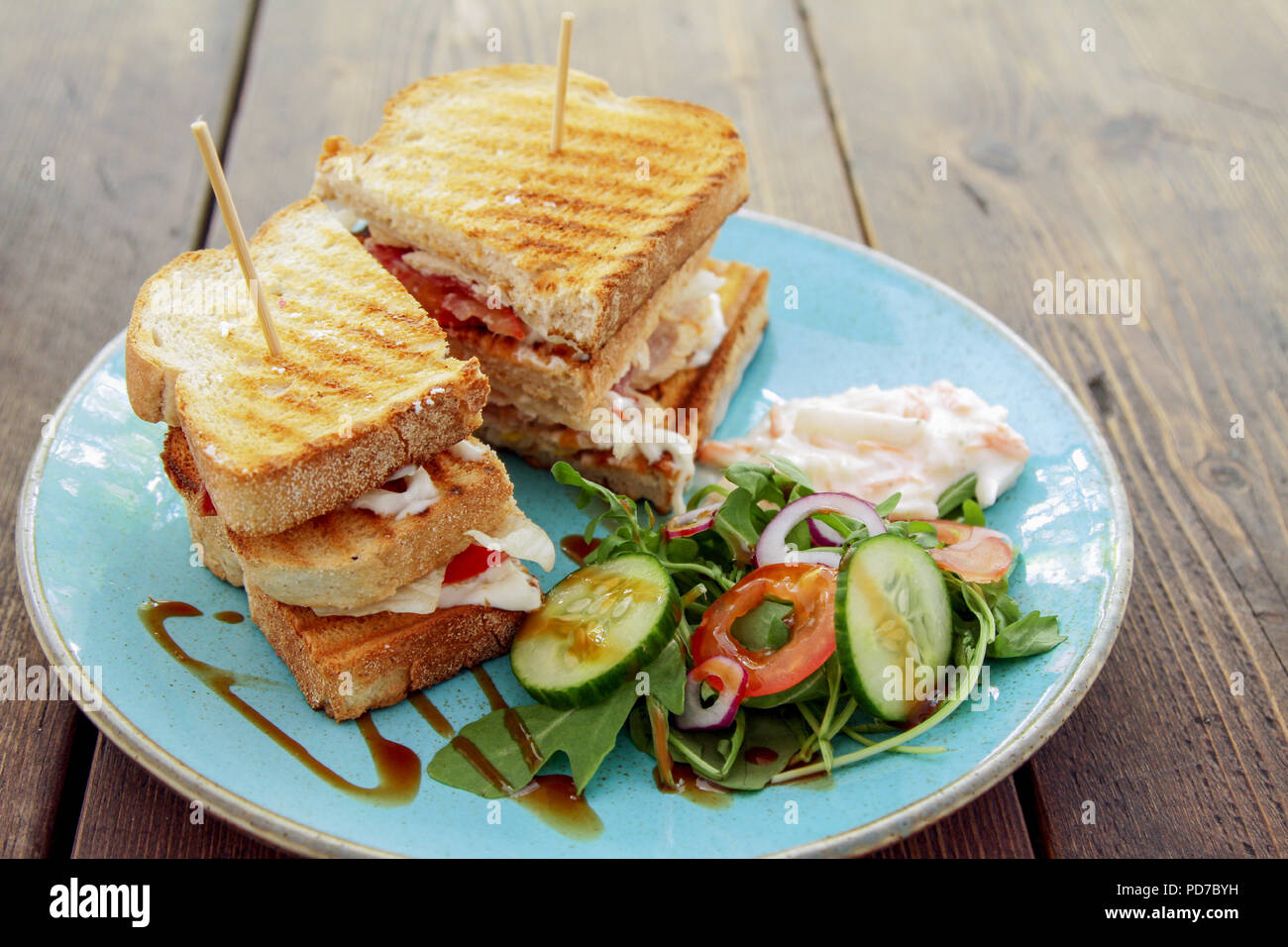 fresh toasted sandwich Stock Photo - Alamy