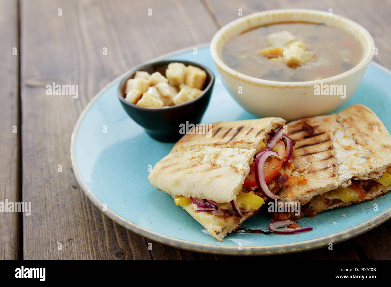 fresh made sandwich Stock Photo - Alamy