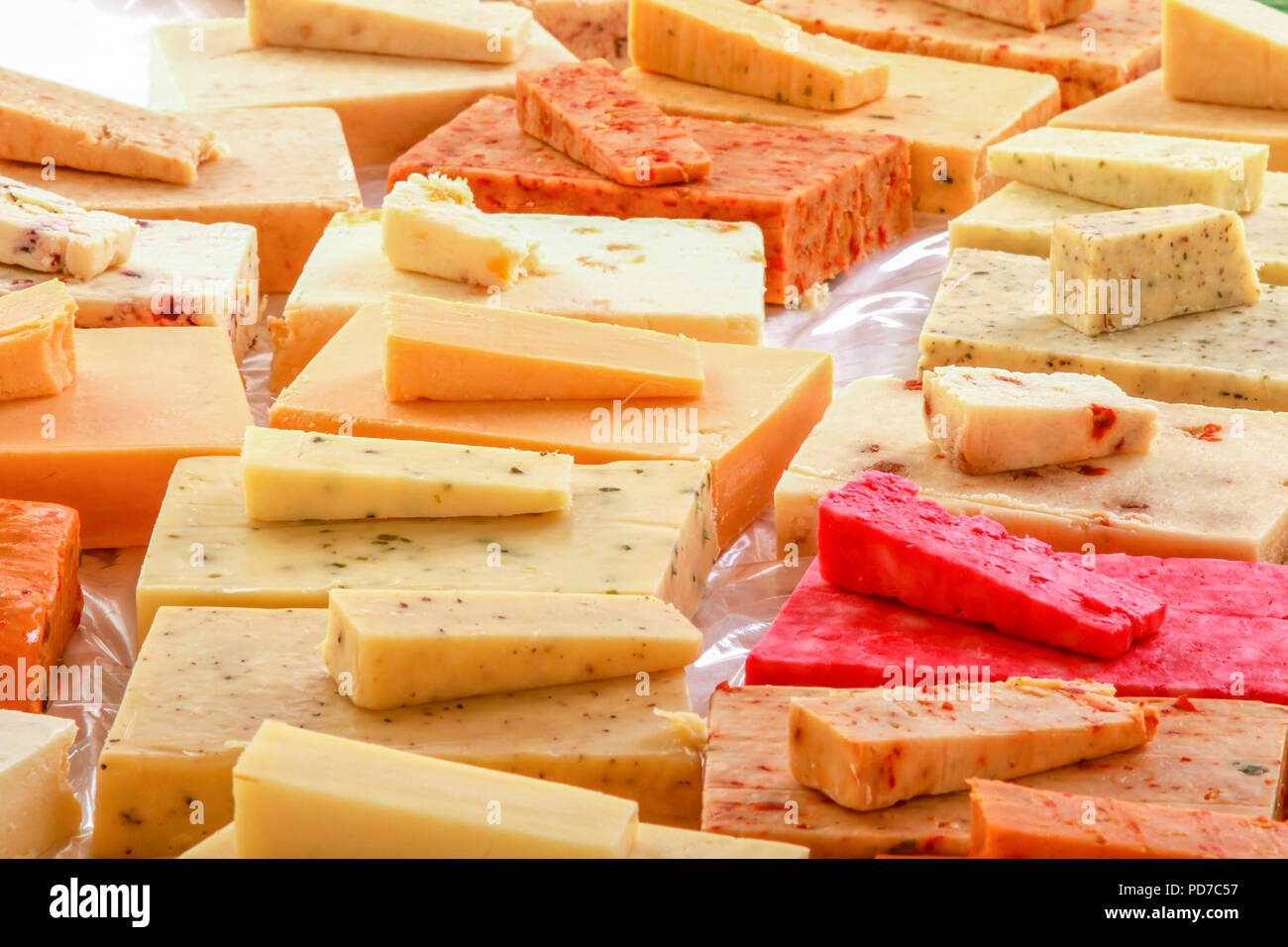 mixed cheese selection Stock Photo - Alamy