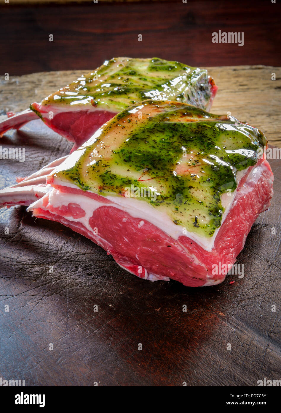 raw lamb cuts Stock Photo - Alamy