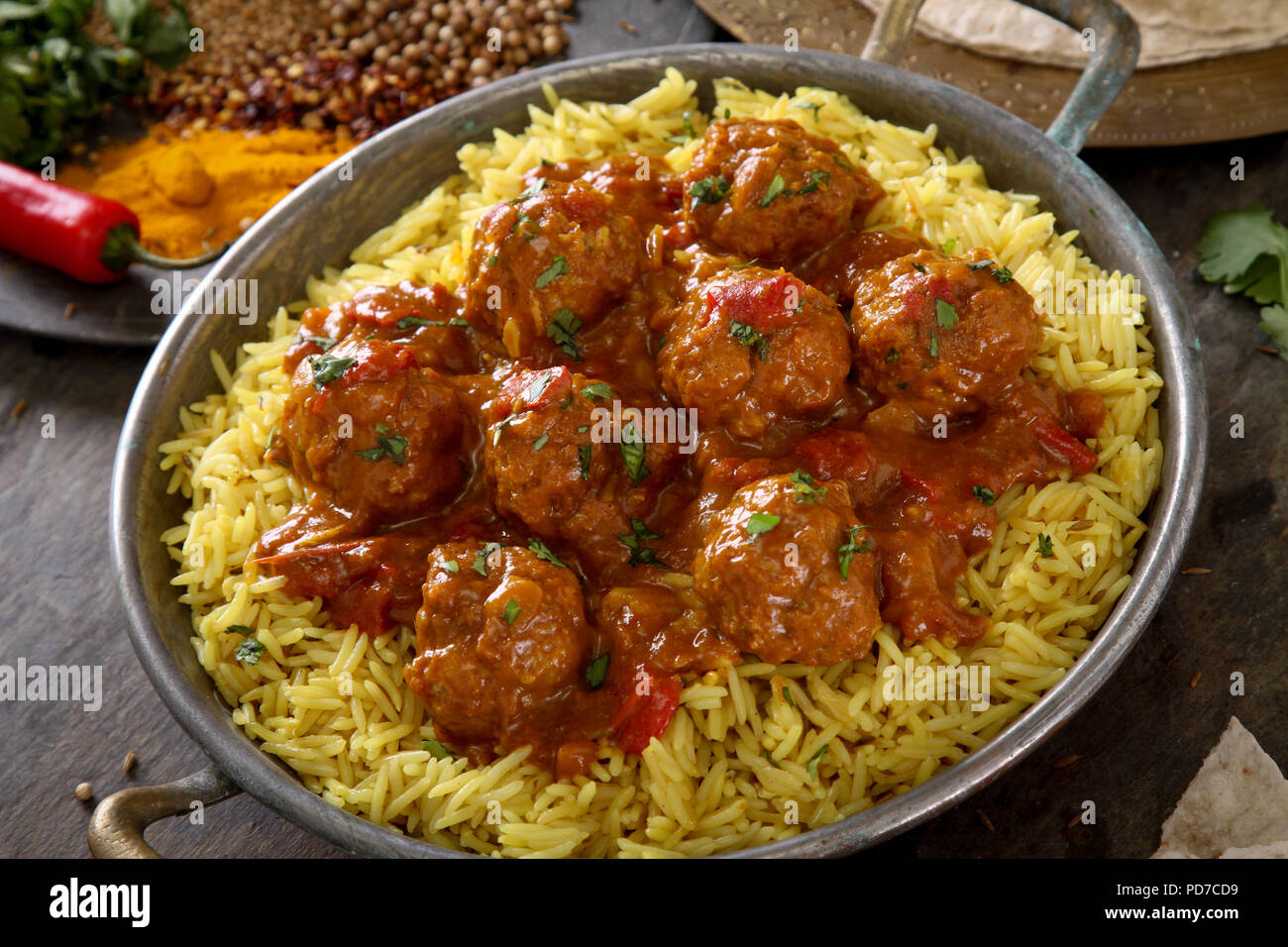 Lamb meatball curry hi-res stock photography and images - Alamy