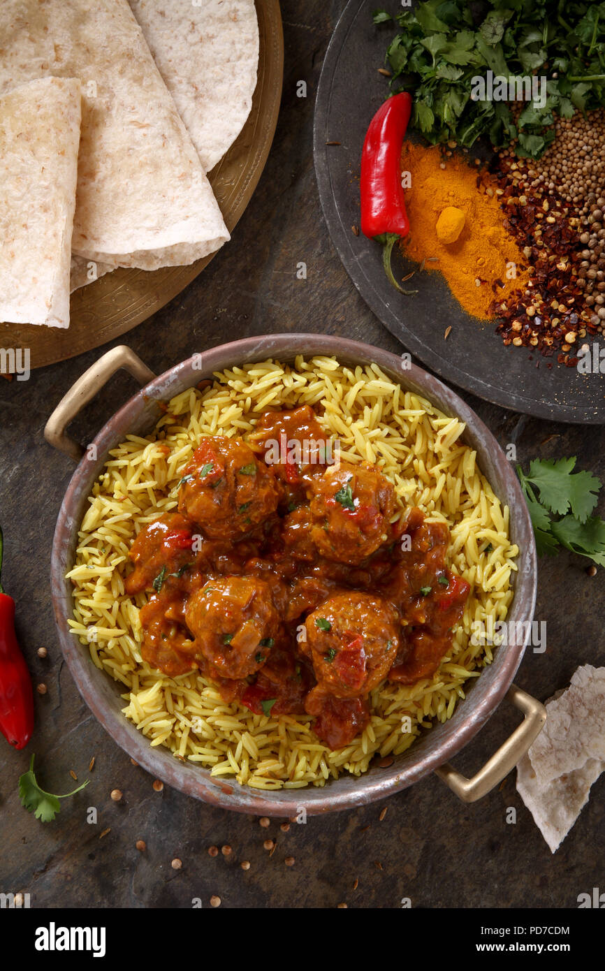 Lamb meatball curry hi-res stock photography and images - Alamy