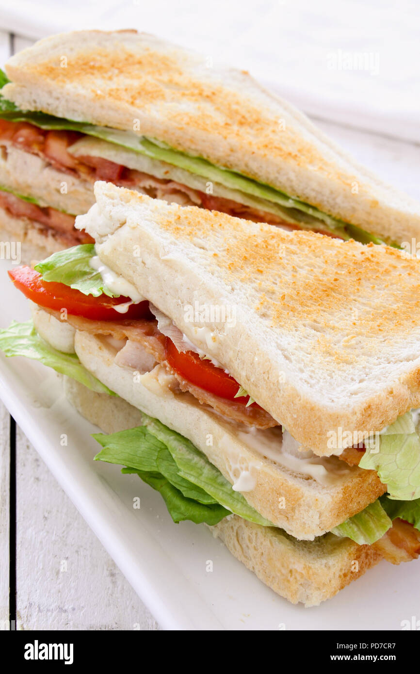 fresh made sandwich Stock Photo - Alamy