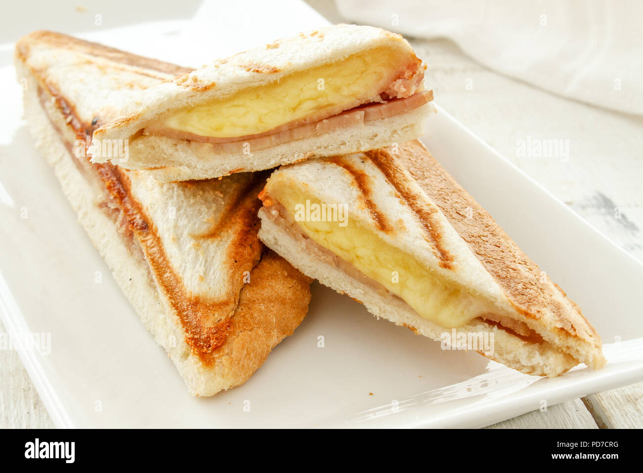fresh toasted sandwich Stock Photo - Alamy