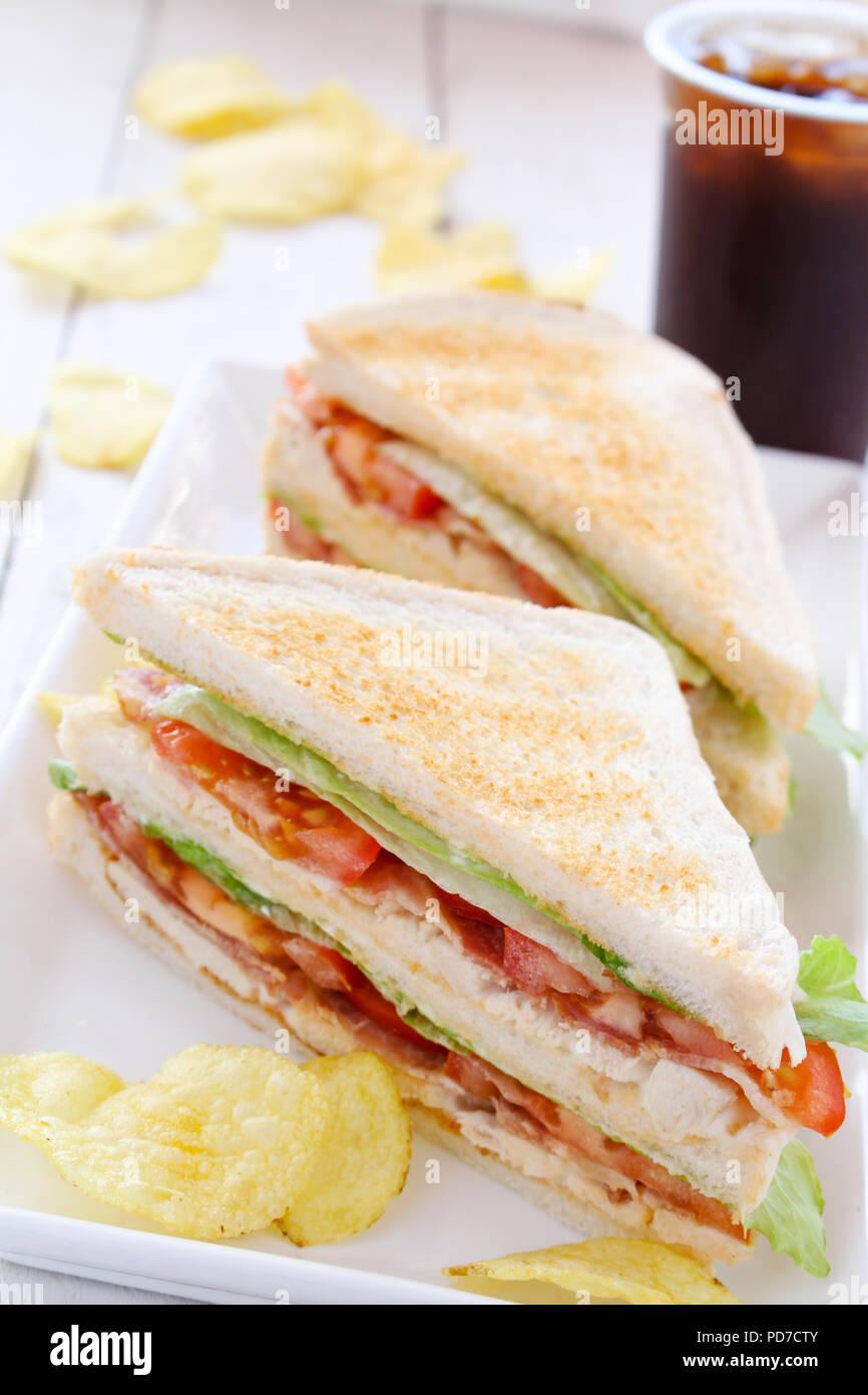 fresh made sandwich Stock Photo - Alamy