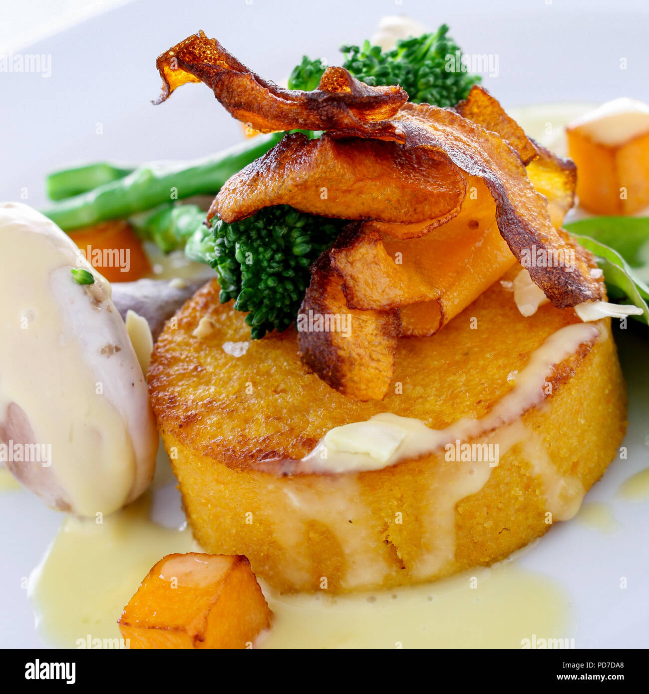 plated vegetarian main meal Stock Photo - Alamy