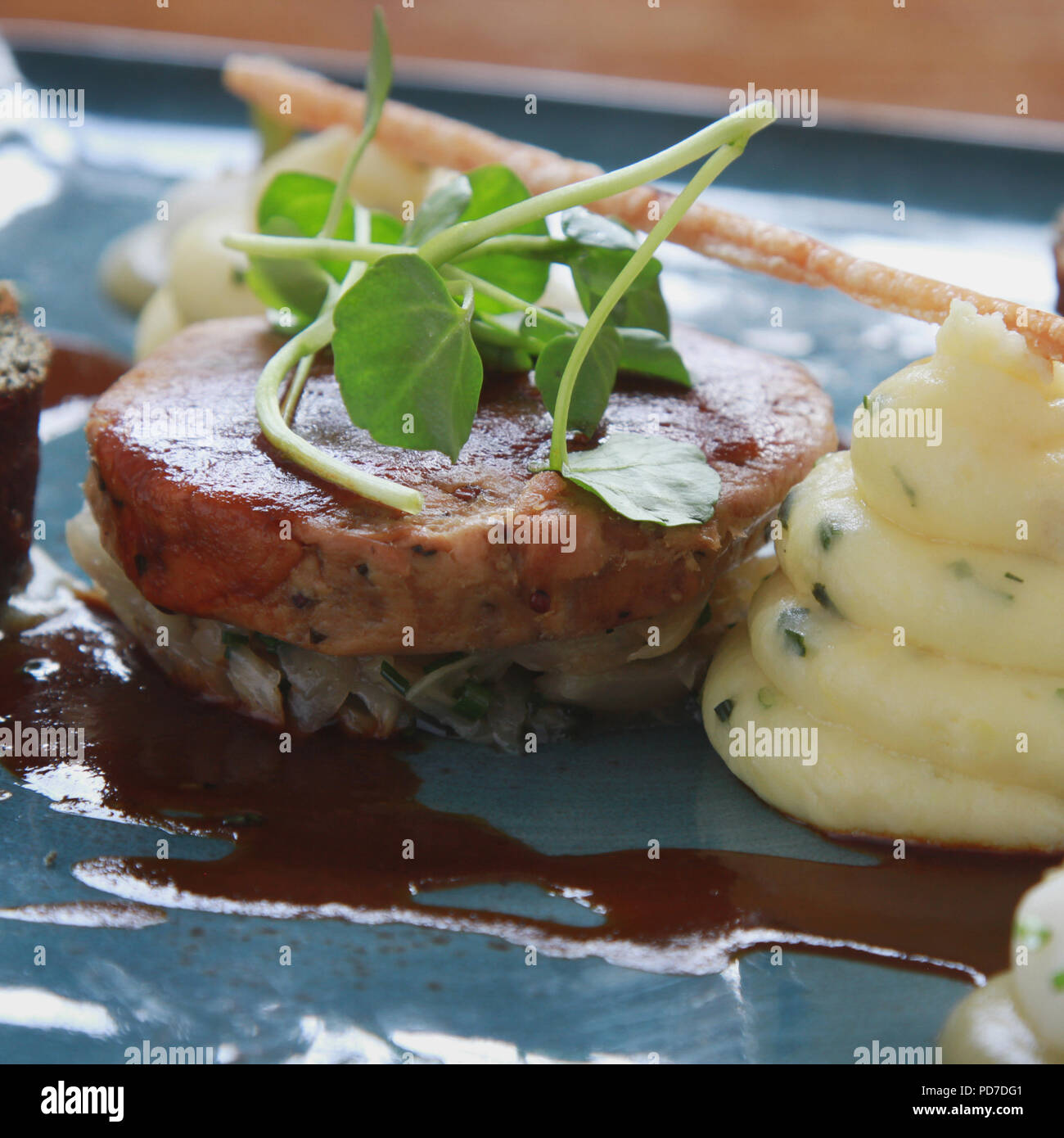 Plated Pork Main High Resolution Stock Photography and Images - Alamy