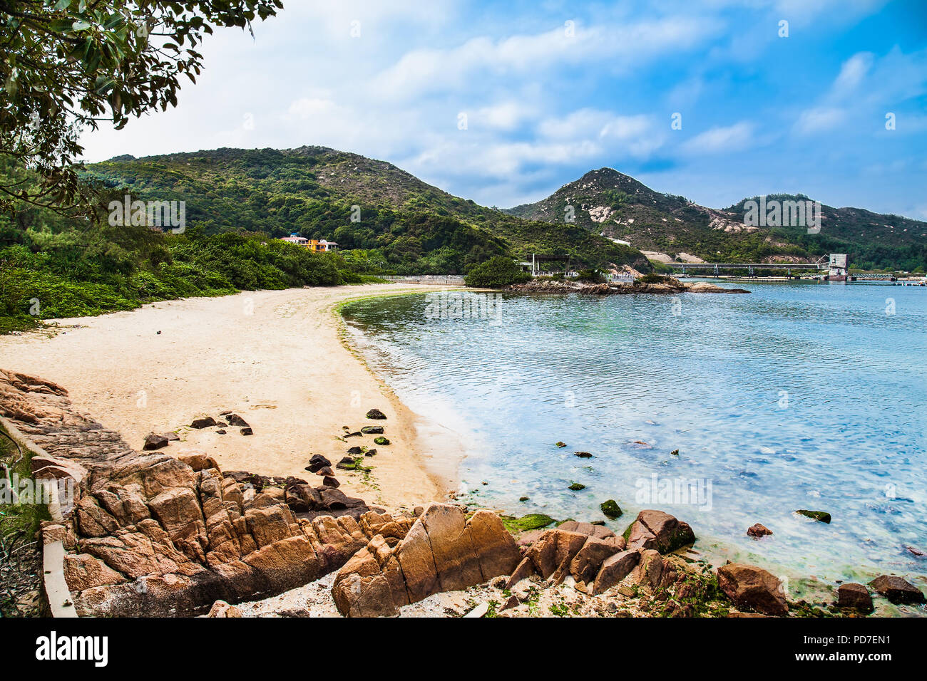 Beautiful beach Lamma island, Hong Kong Stock Photo - Alamy