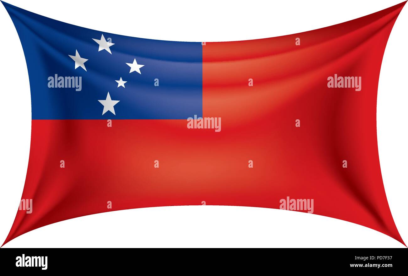 National flag samoa vector Stock Vector Images - Alamy