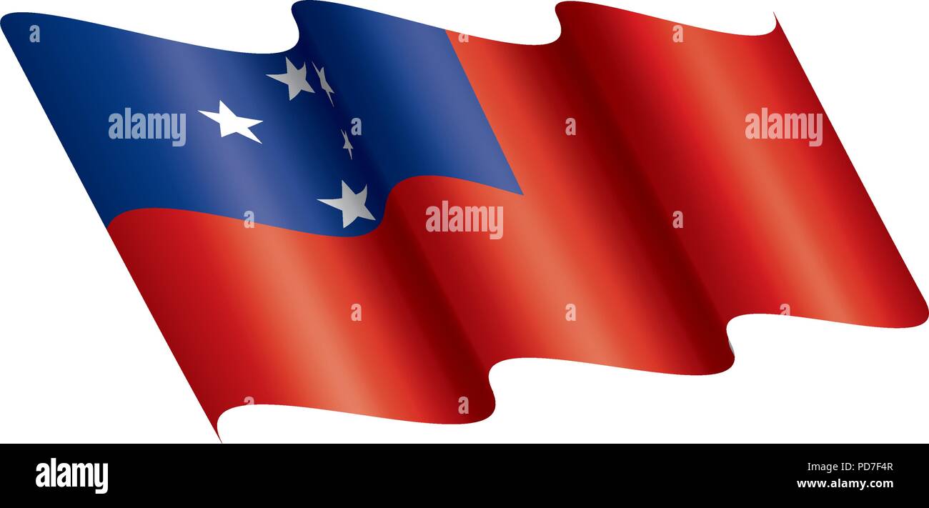 Samoa flag, vector illustration Stock Vector Image & Art - Alamy