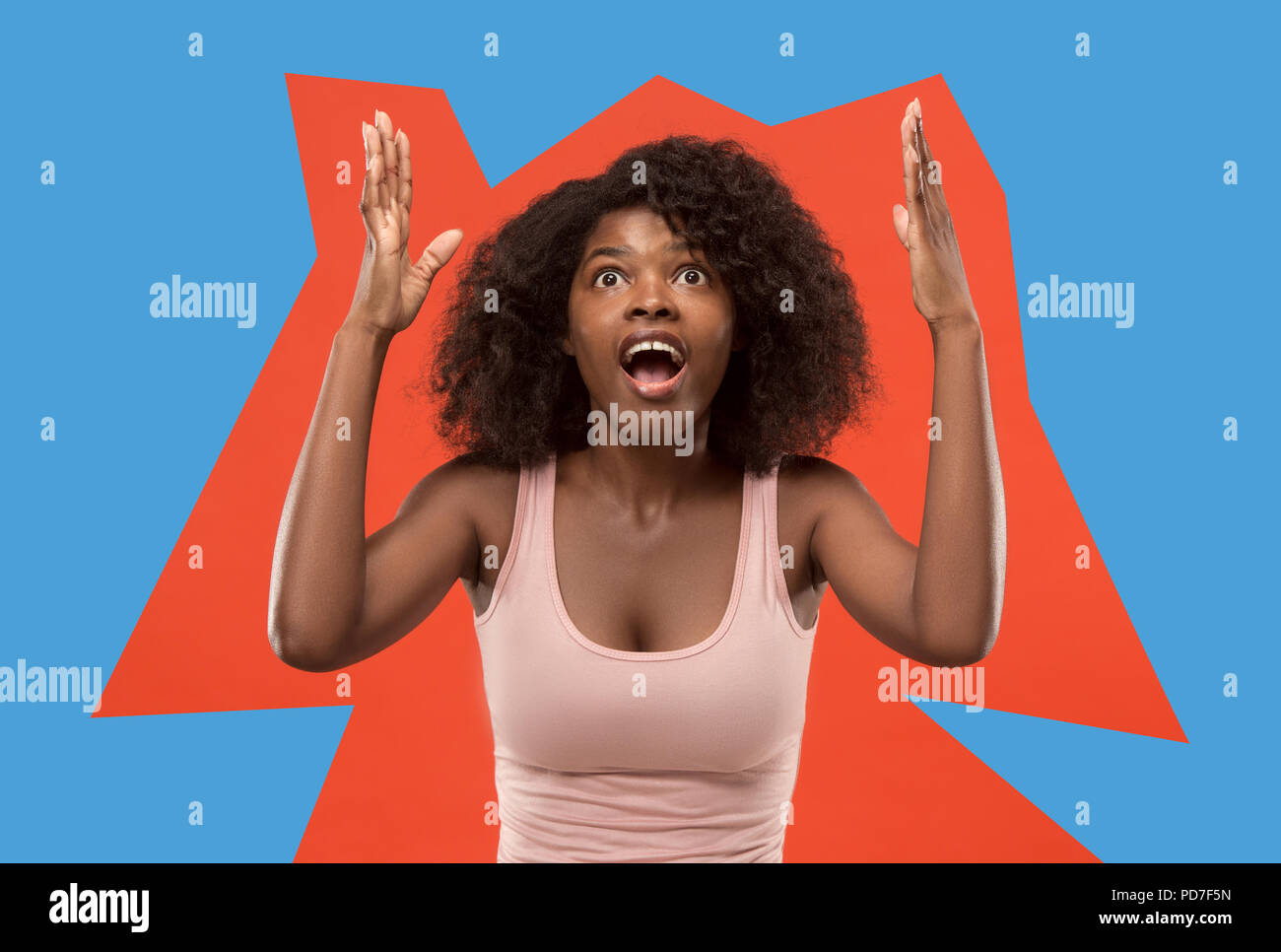 I won. Winning success happy woman celebrating being a winner. Dynamic ...