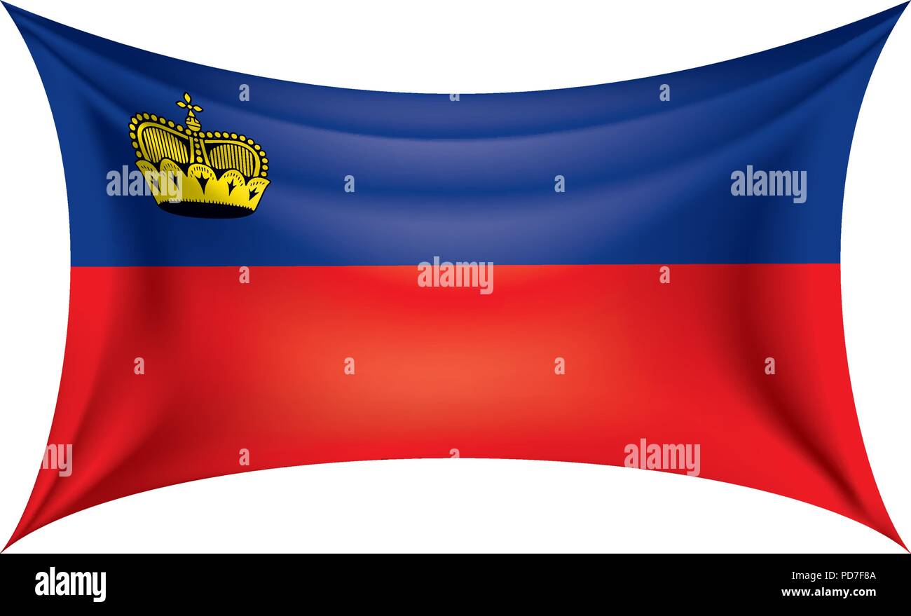 Flag of the principality of liechtenstein Stock Vector Images - Alamy