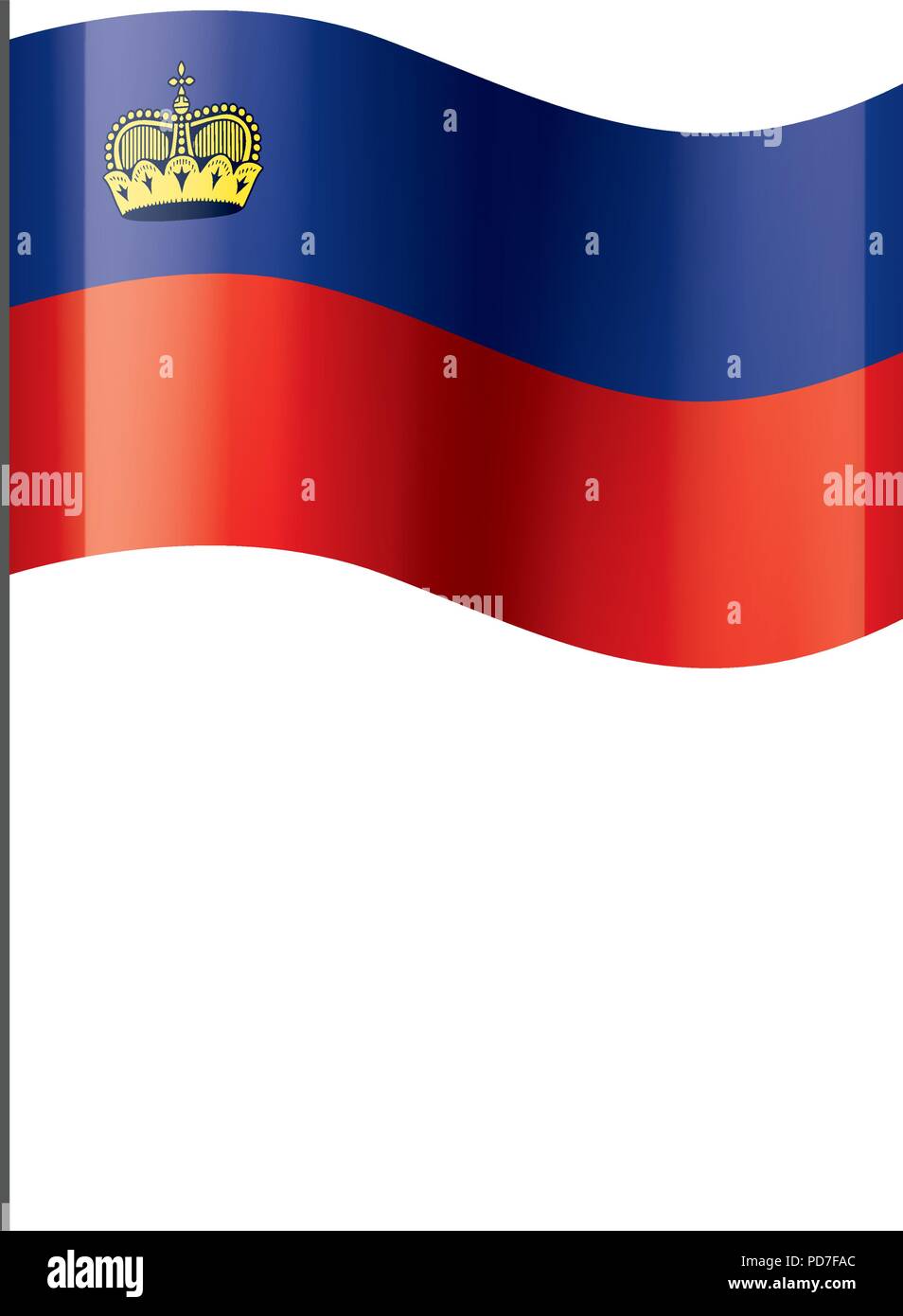 liechtenstein flag, vector illustration Stock Vector Image & Art - Alamy