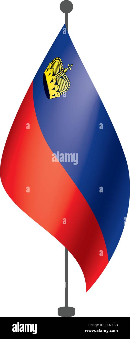 liechtenstein flag, vector illustration Stock Vector Image & Art - Alamy