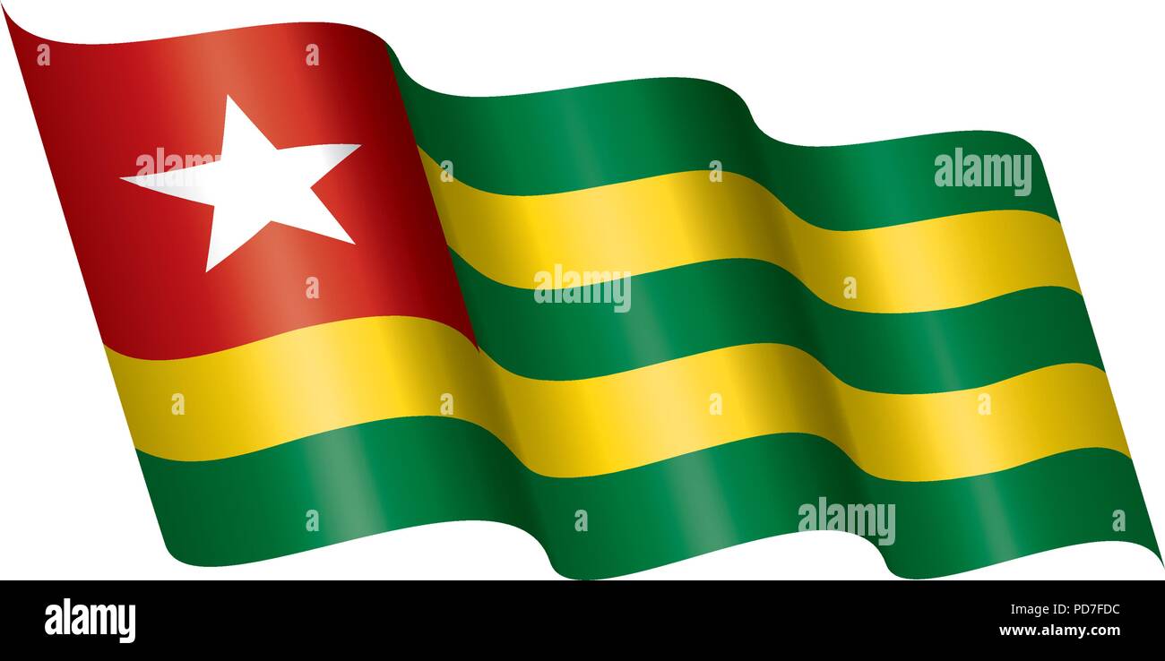 Togo ethnic flag Stock Vector Images - Alamy