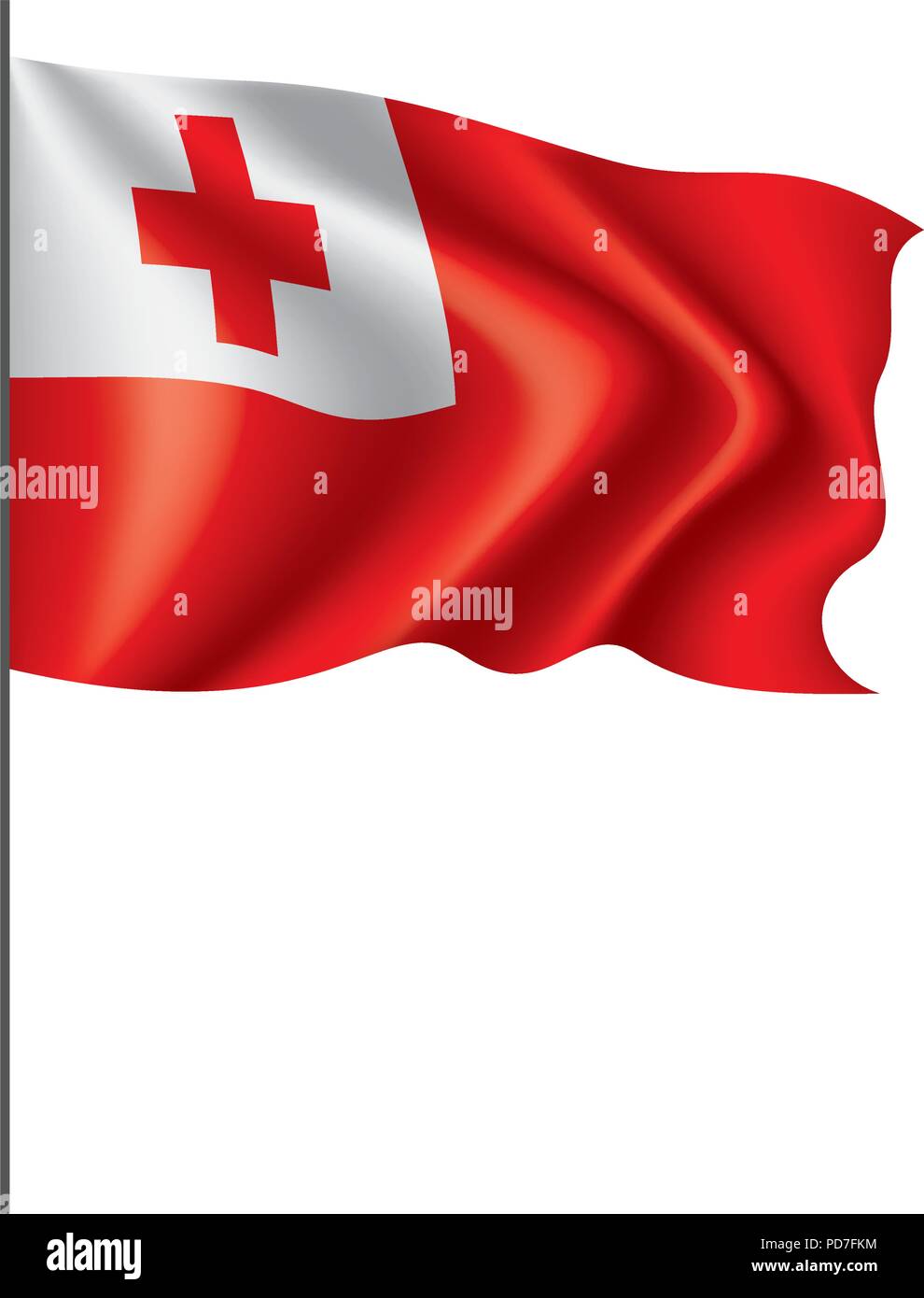 Tonga flag, vector illustration Stock Vector Image & Art - Alamy