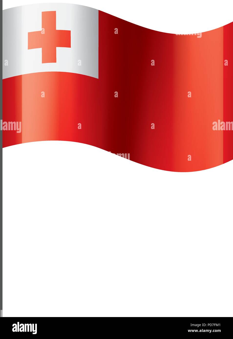 Tonga flag, vector illustration Stock Vector Image & Art - Alamy