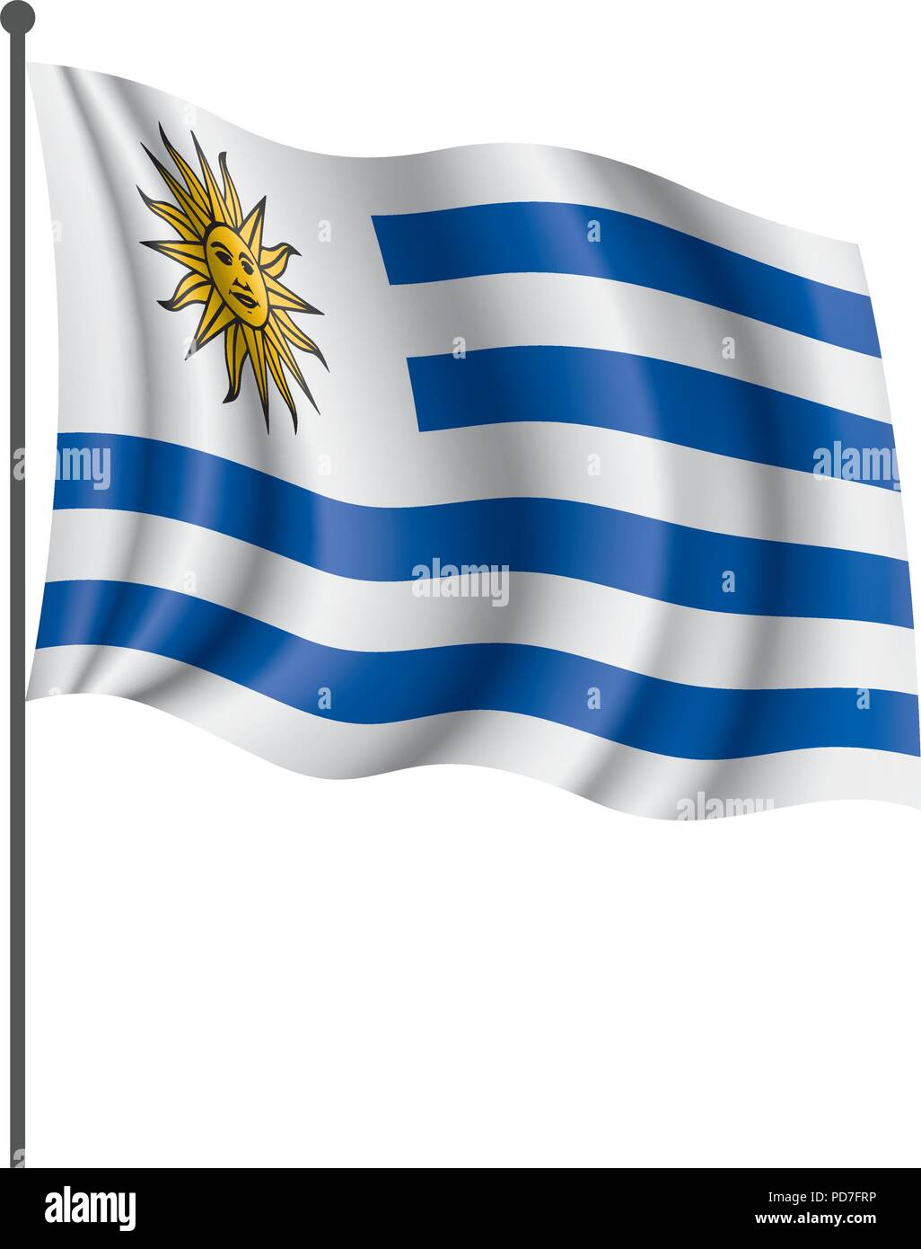 Uruguay flag hi-res stock photography and images - Alamy