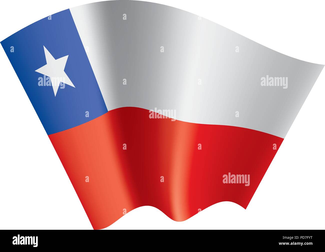 Chile flag, vector illustration Stock Vector Image & Art - Alamy