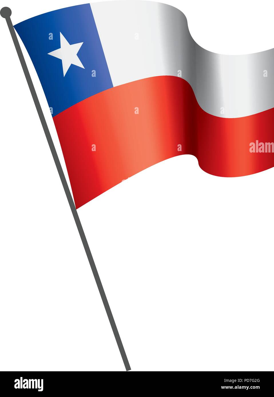 Chile flag, vector illustration Stock Vector Image & Art - Alamy