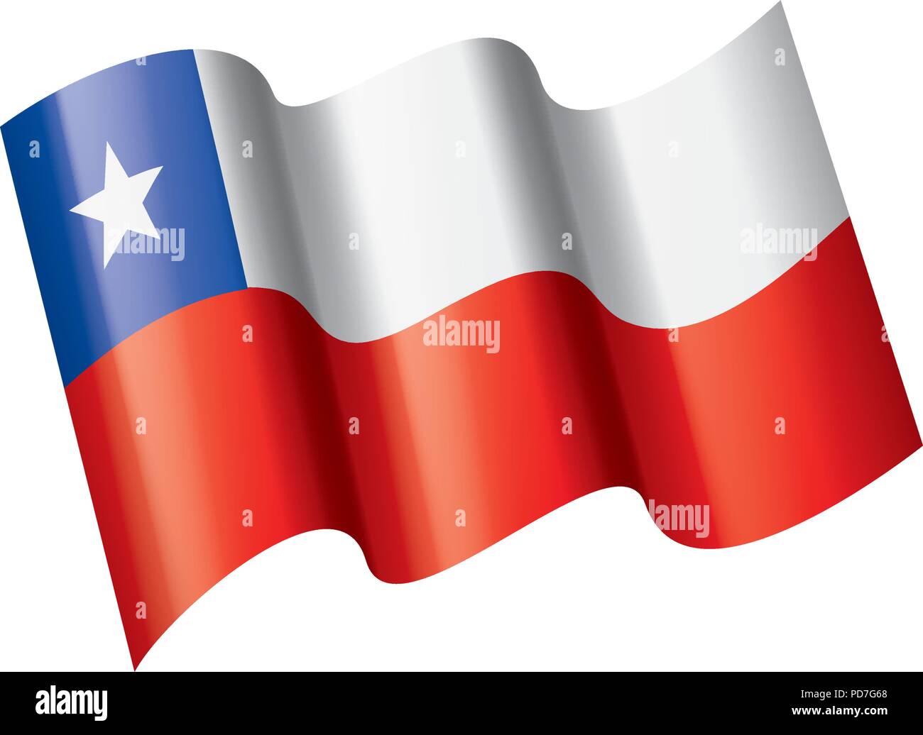 Official vector flag chile Cut Out Stock Images & Pictures - Alamy
