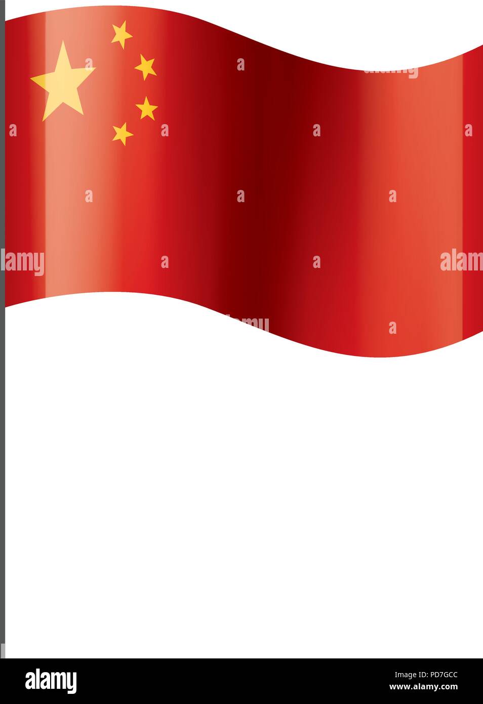 China flag, vector illustration Stock Vector Image & Art - Alamy