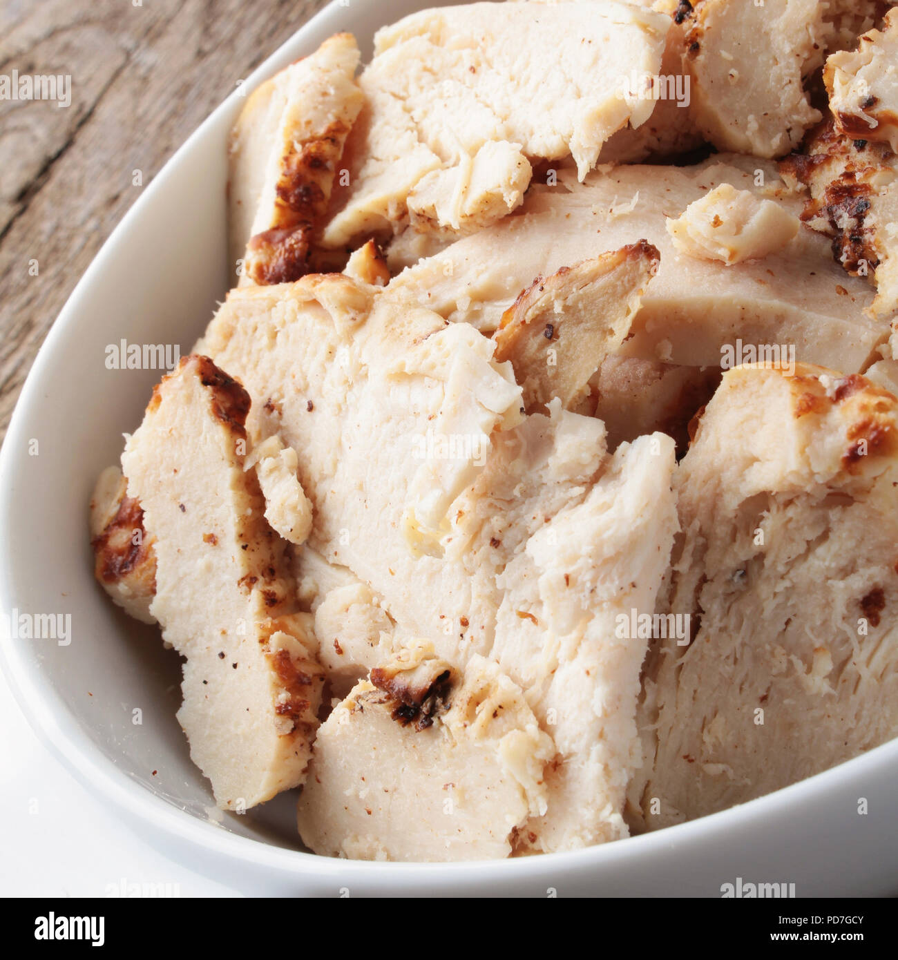 roast sliced chicken Stock Photo - Alamy