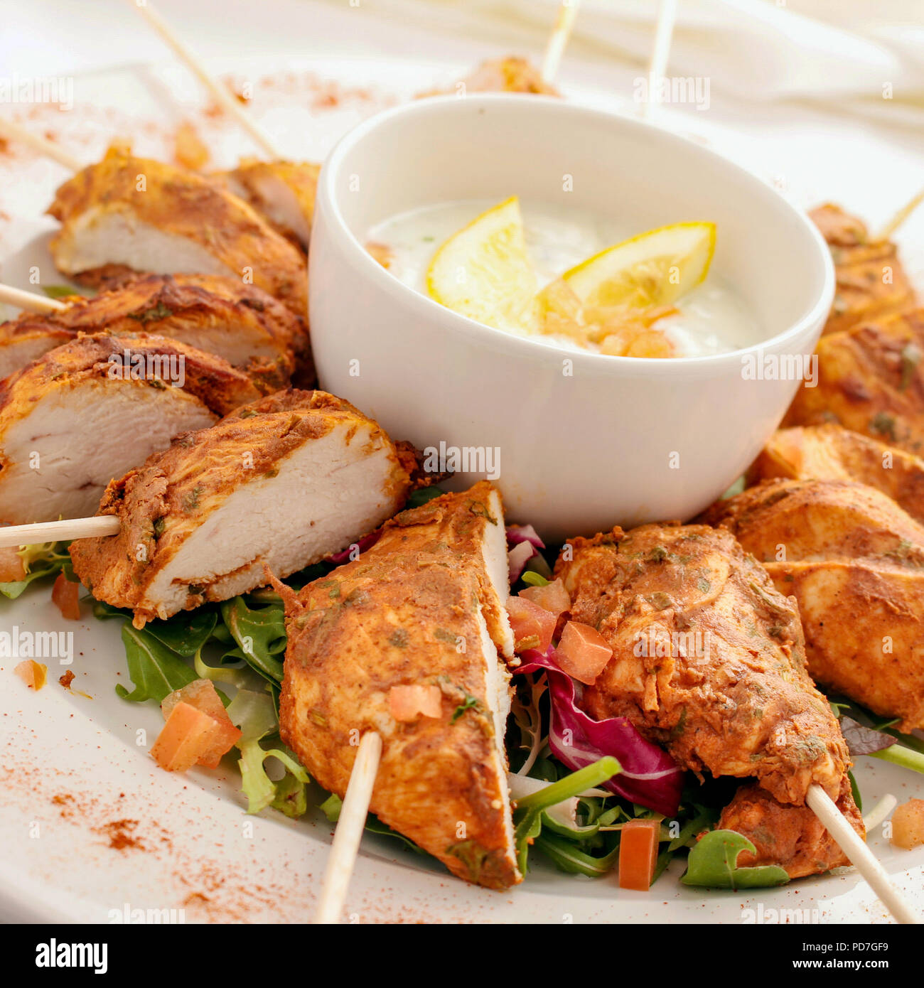 traditional chicken tikka Stock Photo - Alamy
