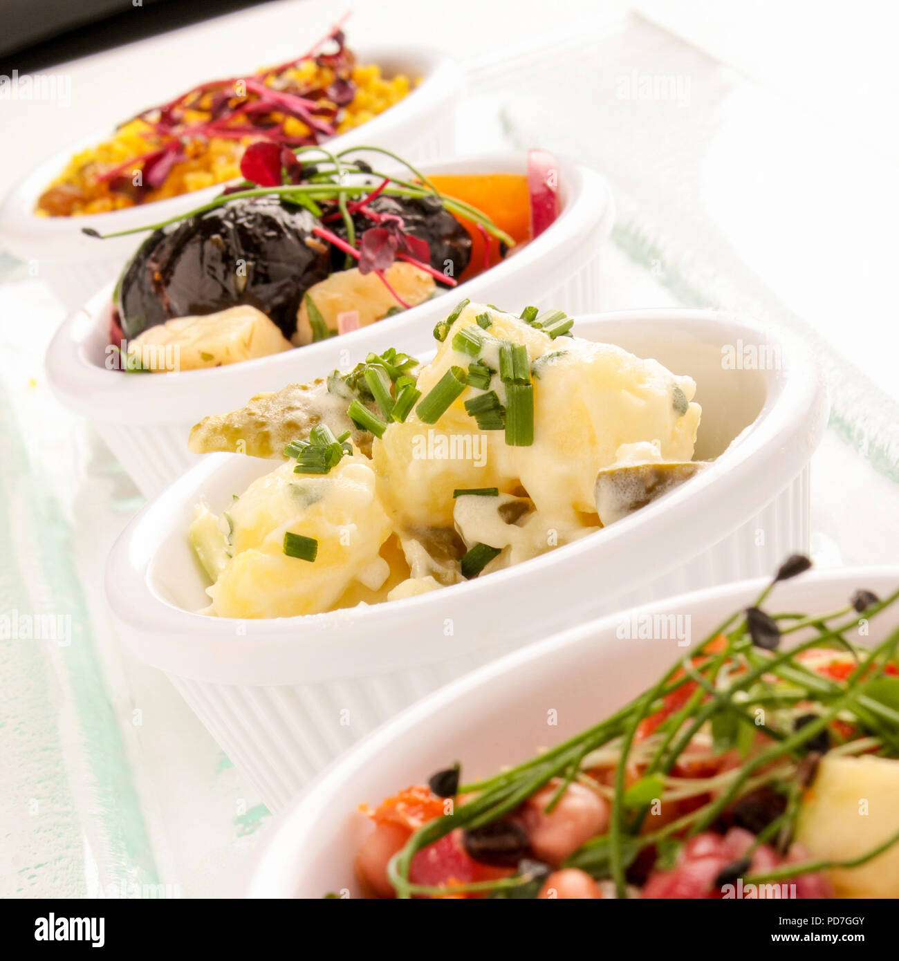 cold buffet salad side dish selection Stock Photo - Alamy