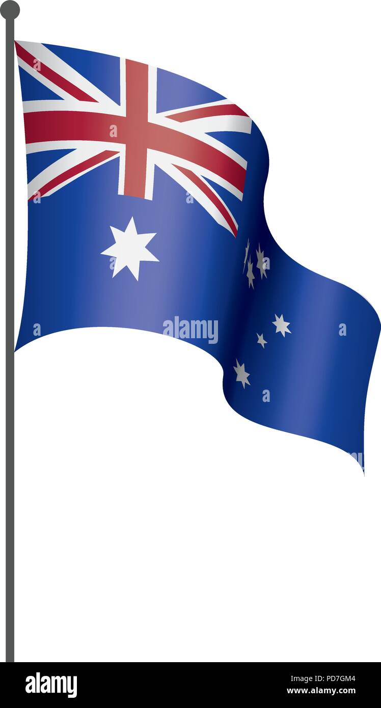Australia flag, vector illustration Stock Vector Image & Art - Alamy