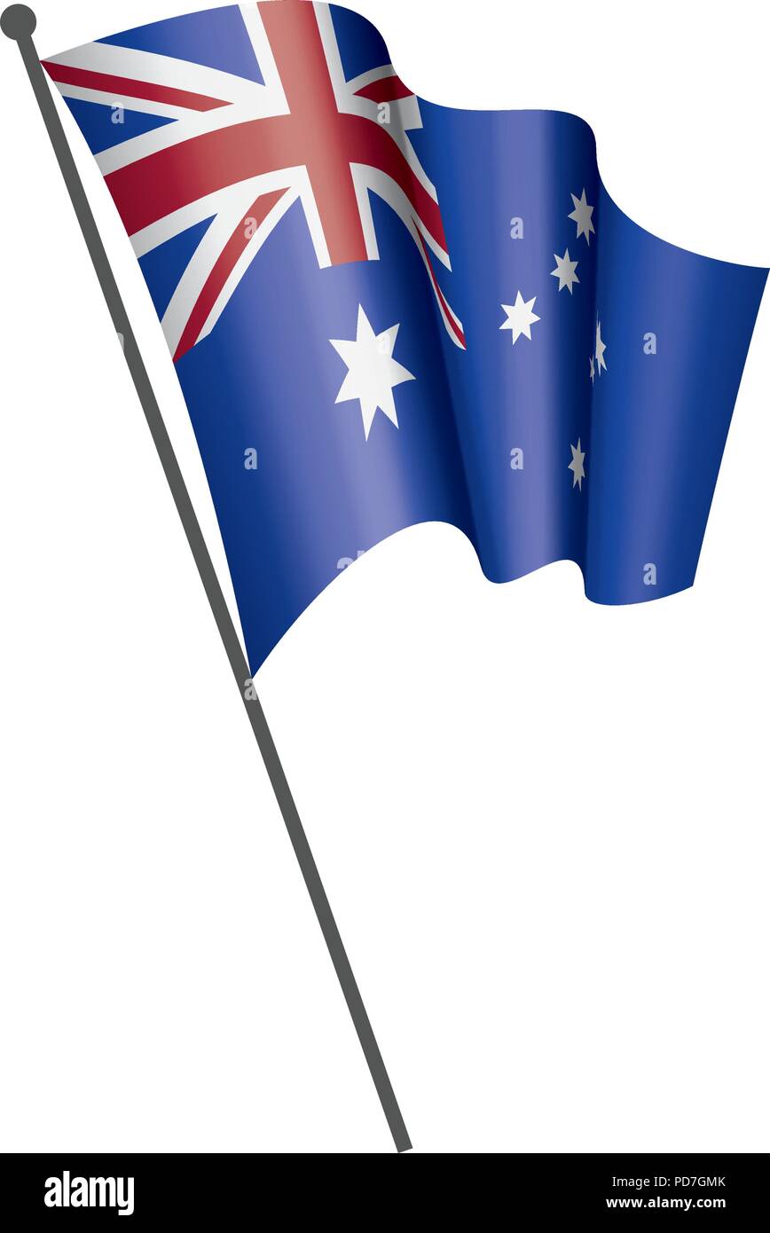 Australia flag, vector illustration Stock Vector Image & Art - Alamy