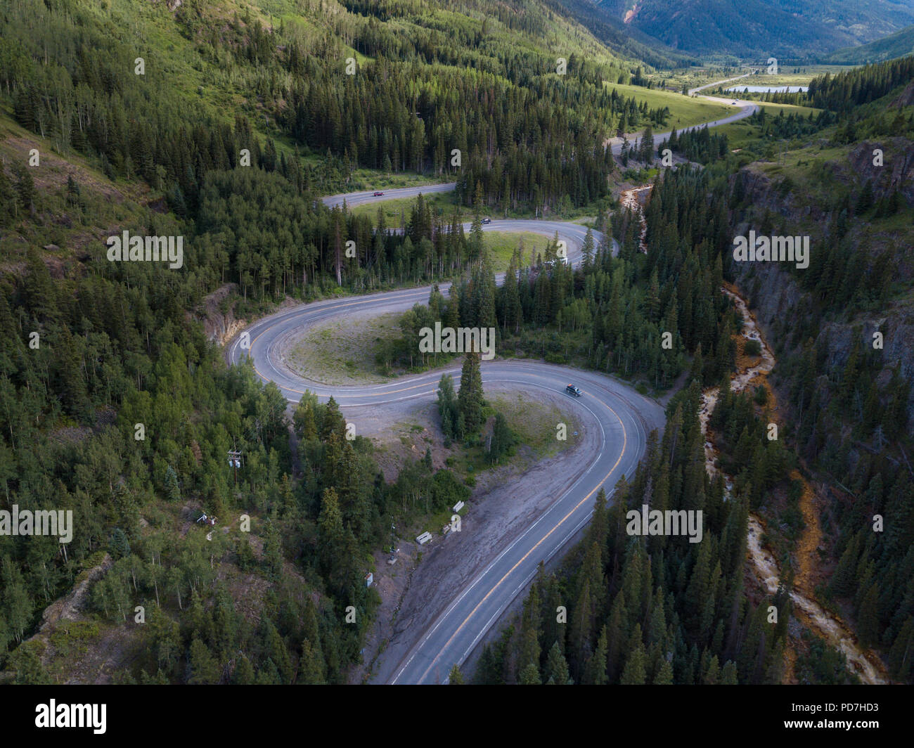 Million Dollar Highway Colorado Route 550 Stock Photo - Alamy