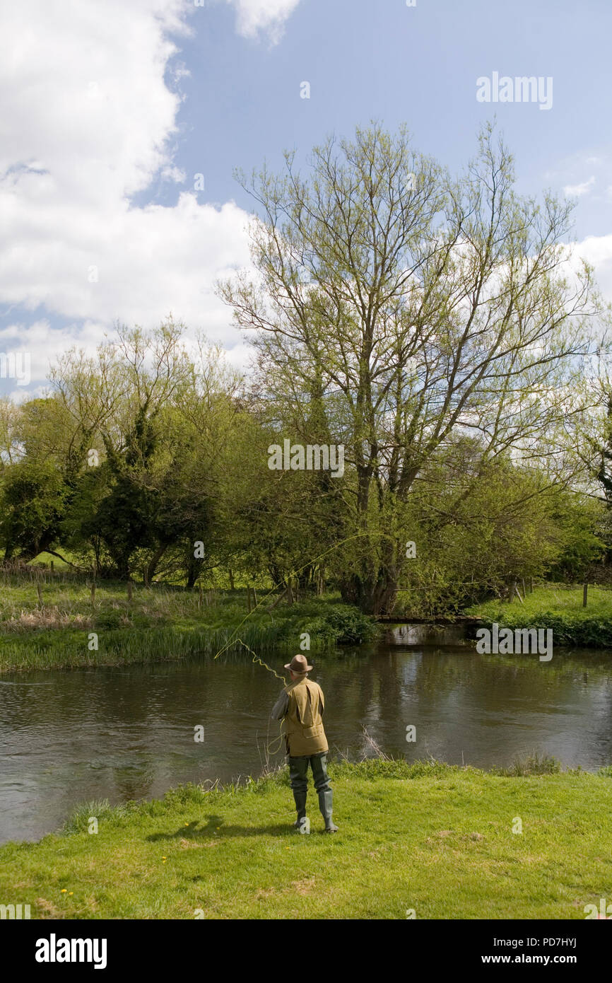 Trout Fly Fishing Stock Photo - Alamy