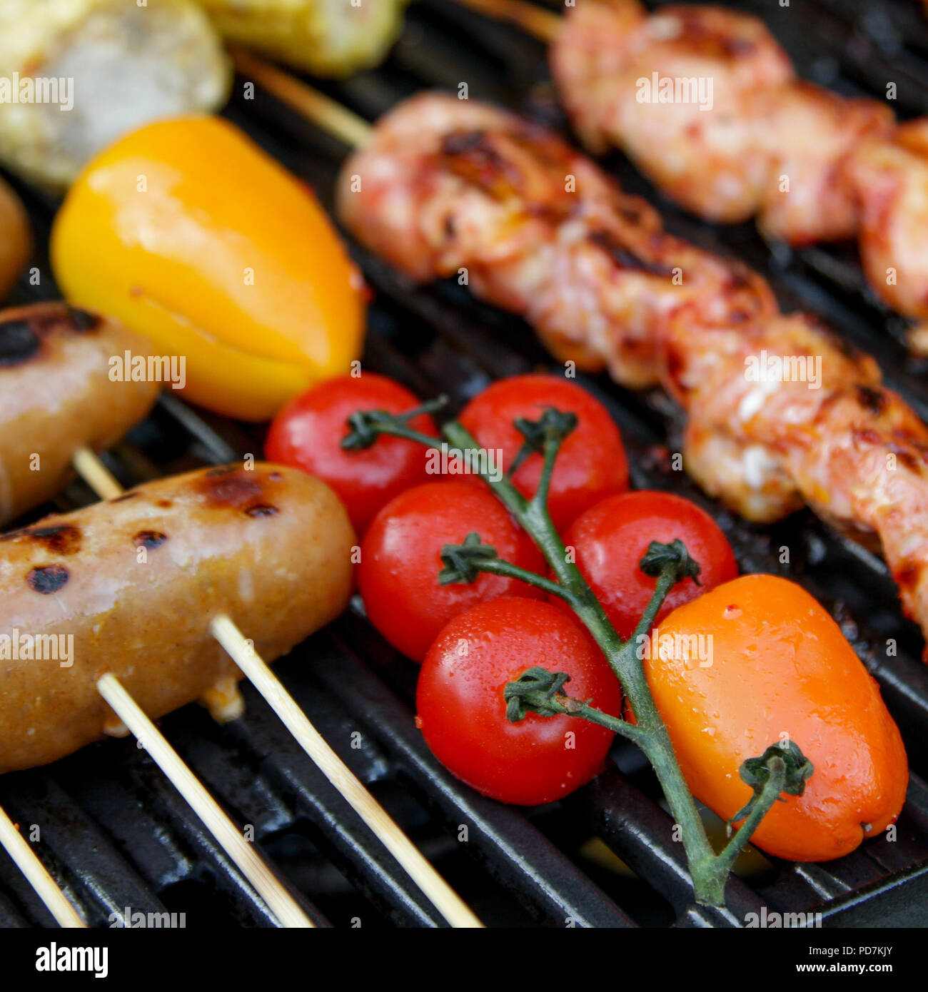 cooking on the barbecue Stock Photo - Alamy