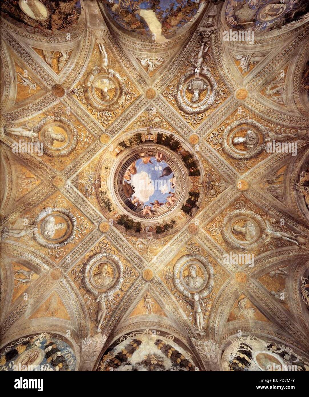 Andrea mantegna ceiling hi-res stock photography and images - Alamy