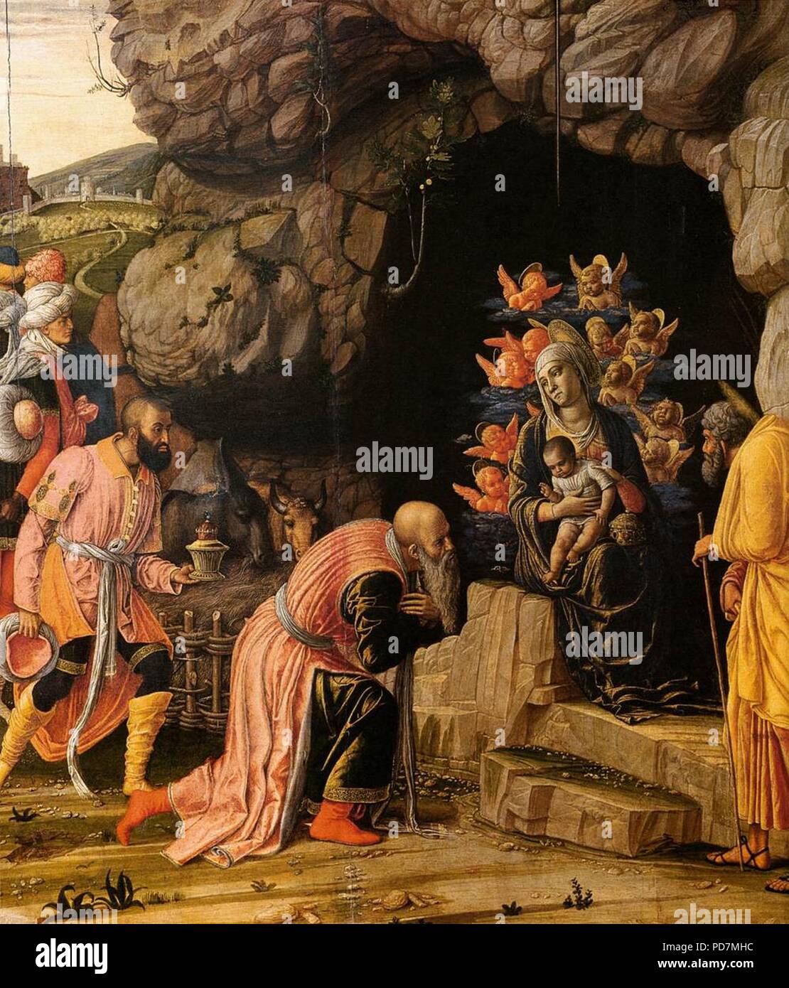 Adoration of the magi mantegna hi-res stock photography and images - Alamy