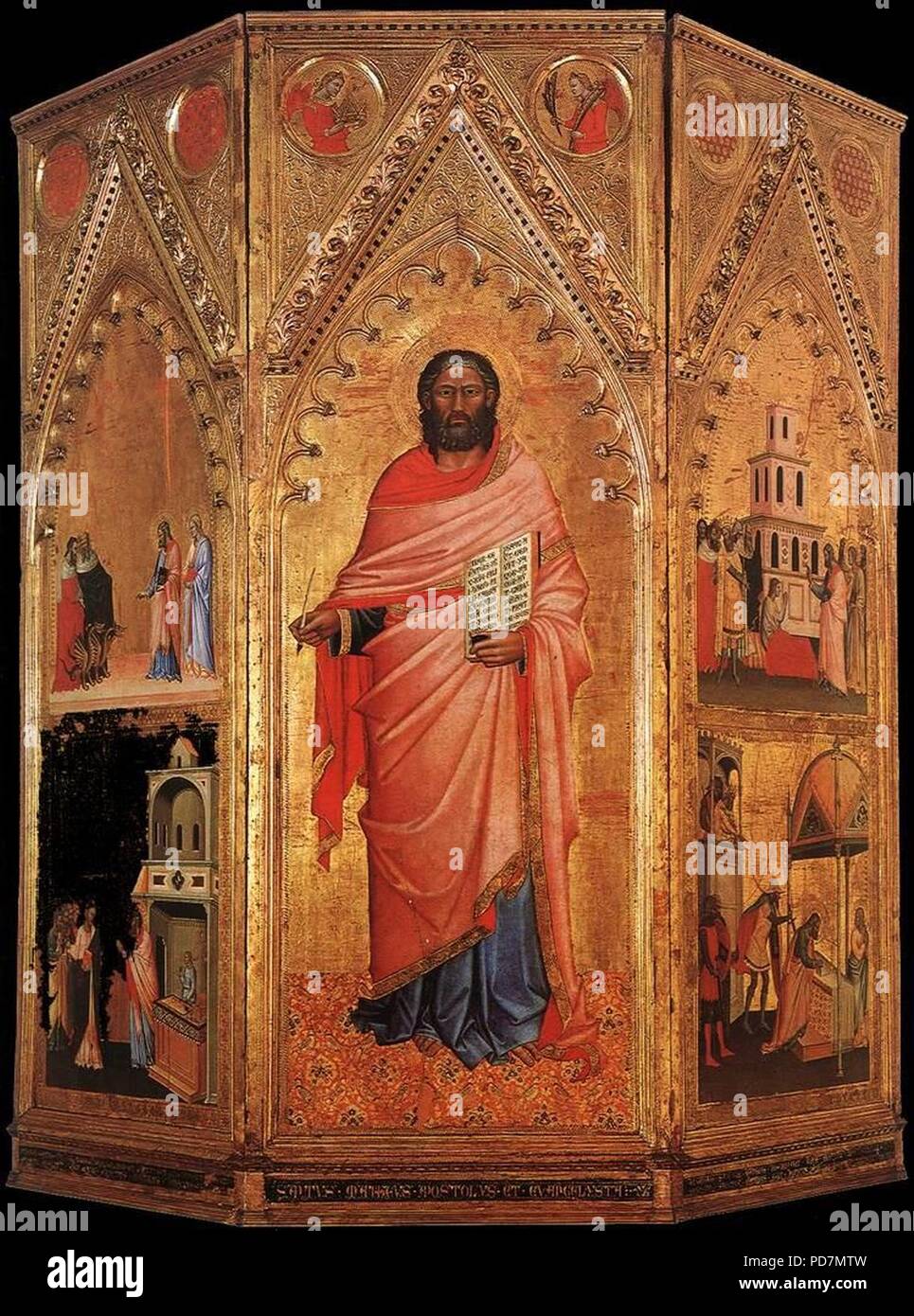 Andrea Orcagna - Saint Matthew and scenes from his Life Stock Photo - Alamy