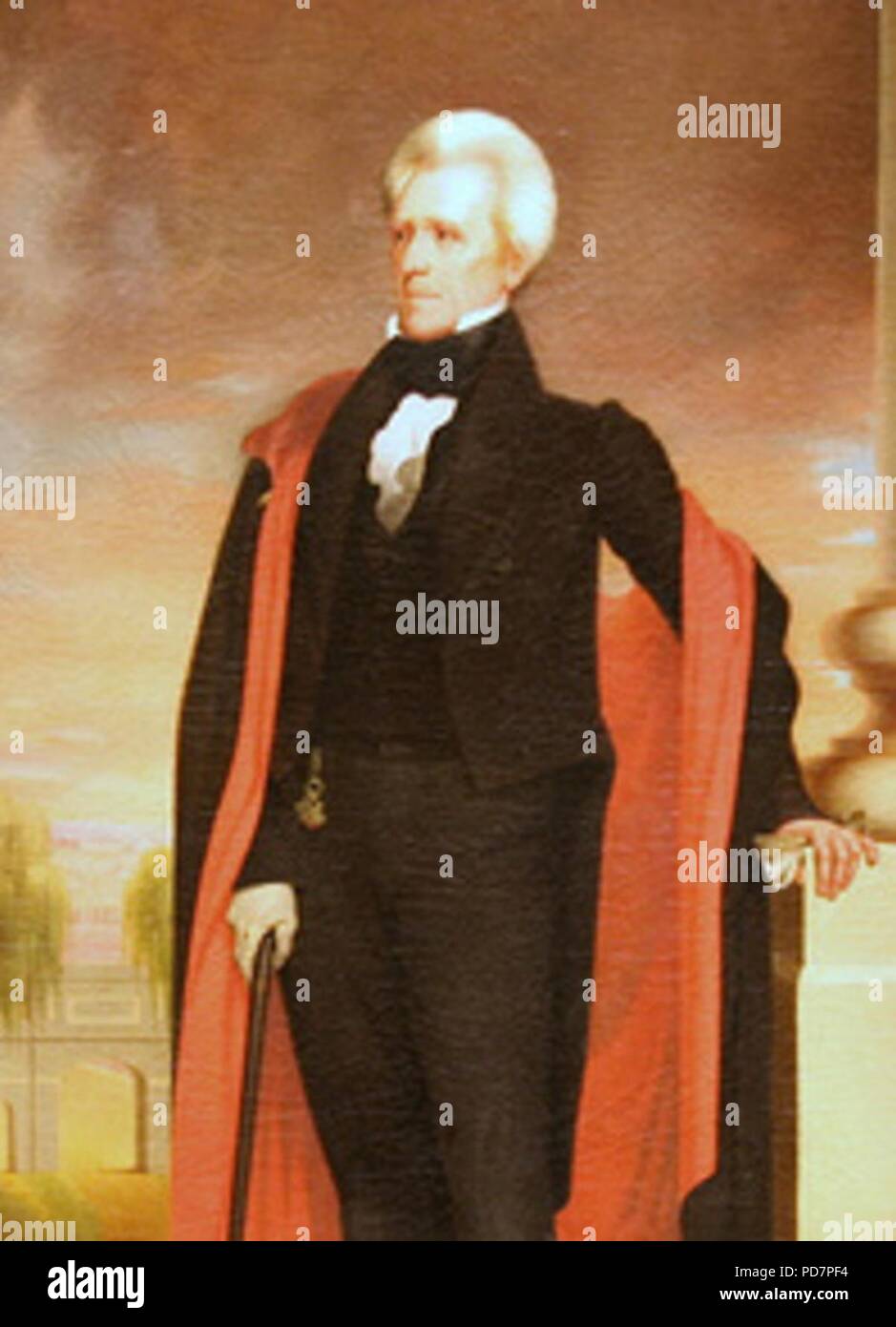 Andrew Jackson large portrait Stock Photo - Alamy
