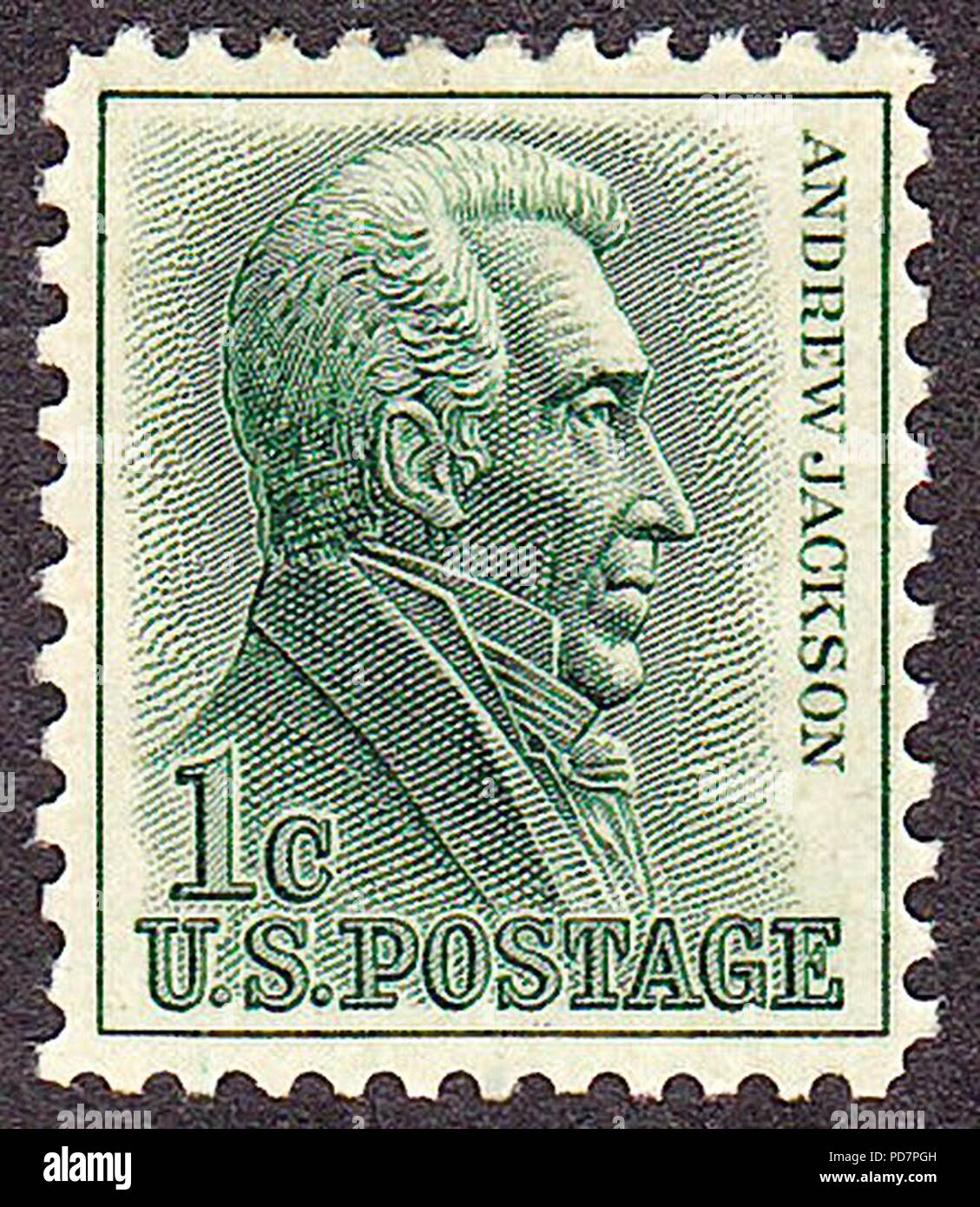 Andrew Jackson2 1963 Issue-1c Stock Photo - Alamy