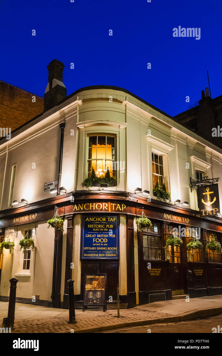 England, London, Southwark, Anchor Tap Pub Stock Photo - Alamy