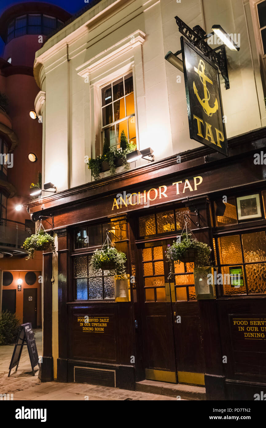 England, London, Southwark, Anchor Tap Pub Stock Photo - Alamy