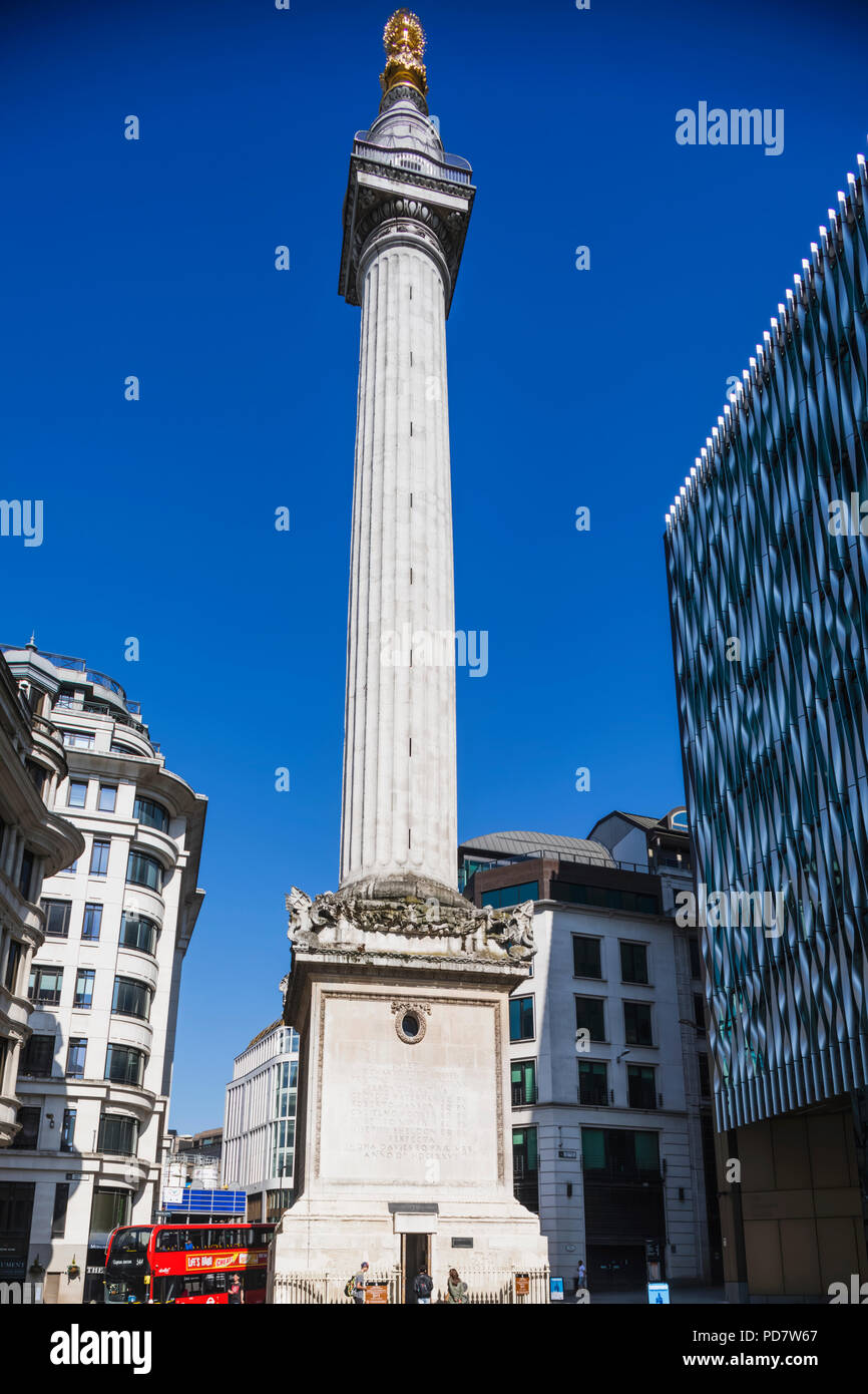 The monument london city hi-res stock photography and images - Alamy
