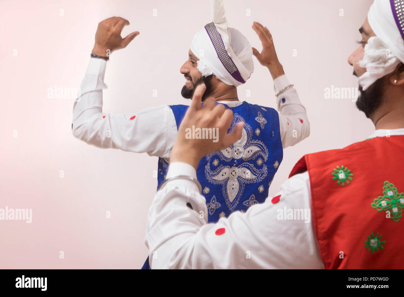 Sikh Men Dancing Stock Photo - Alamy