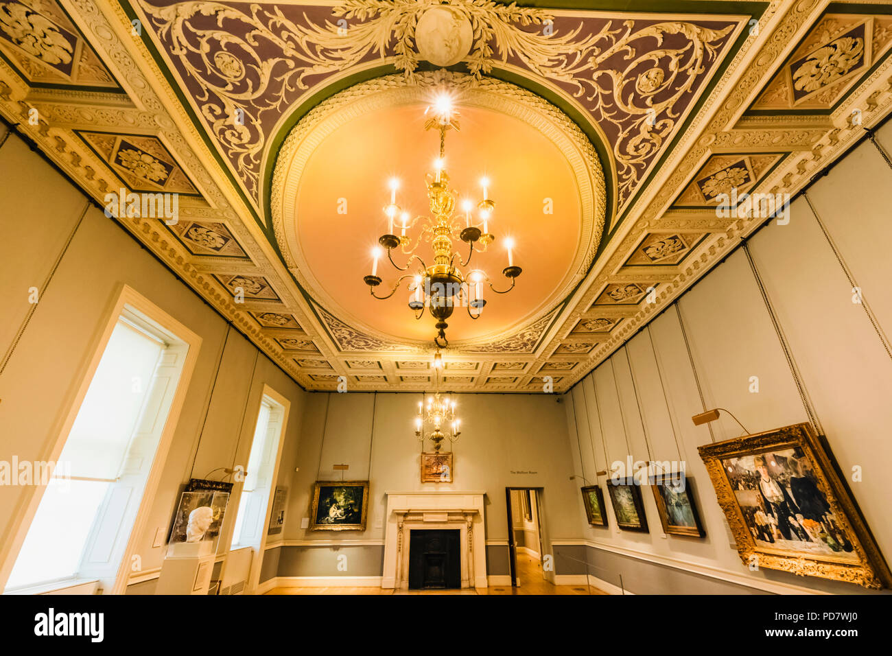 England, London, The Strand, Somerset House, Coultauld Gallery ...