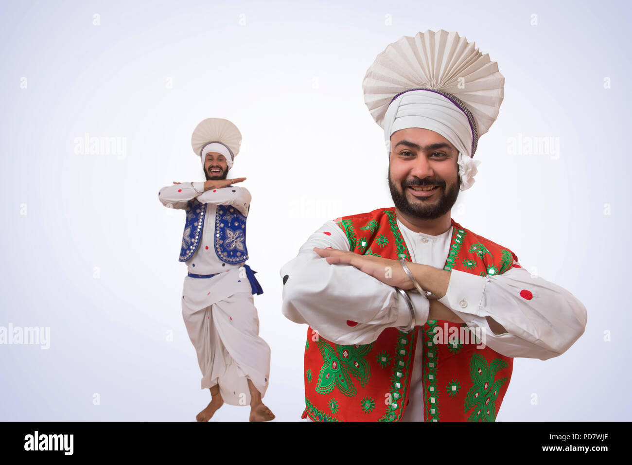 Sikh Men Dancing Stock Photo - Alamy