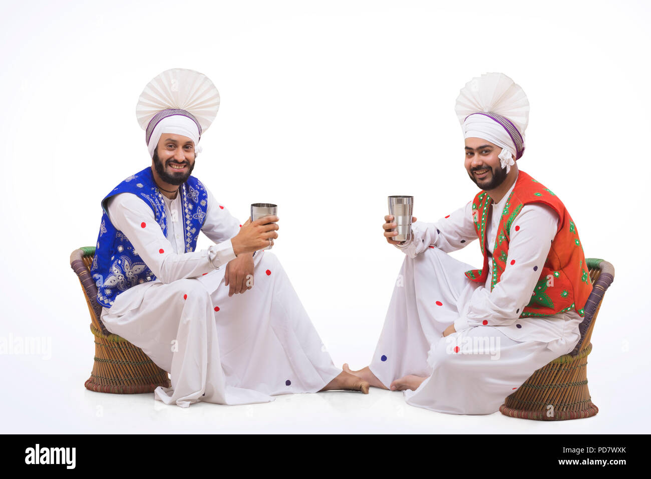 Sikh People drinking Lassi during Baisakhi celebrations Stock Photo - Alamy