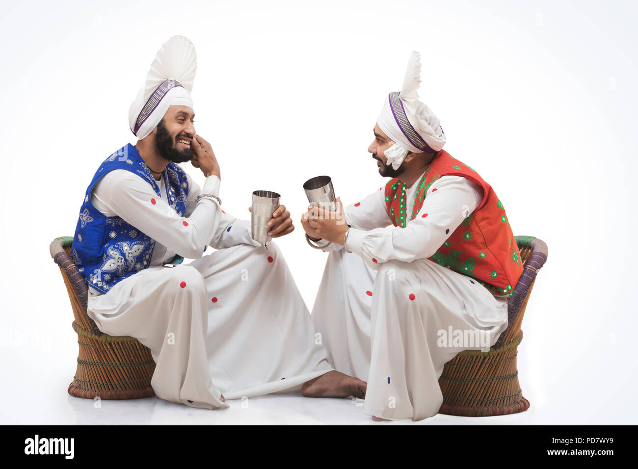 Sikh People drinking Lassi during Baisakhi celebrations Stock Photo - Alamy