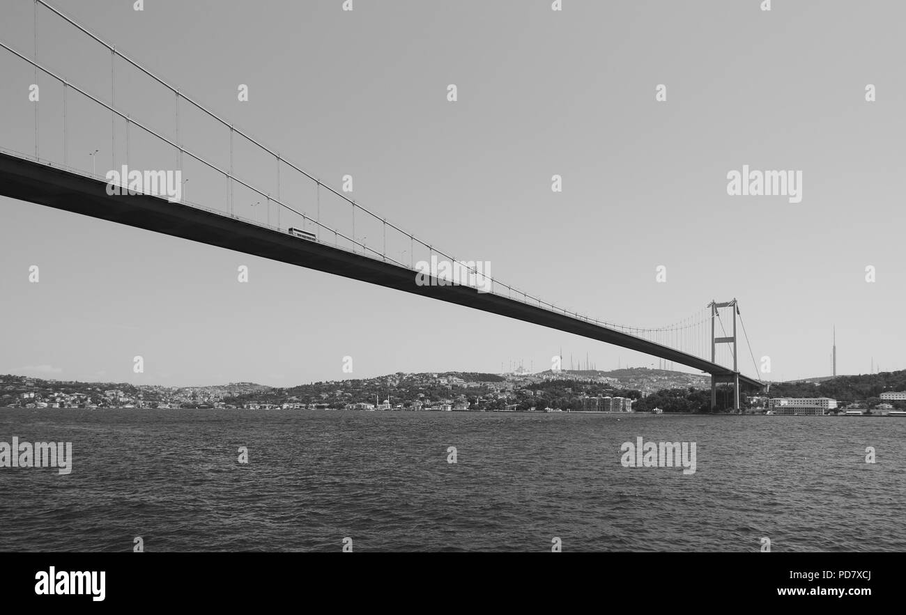 Istanbul bridge fsm Black and White Stock Photos & Images - Alamy