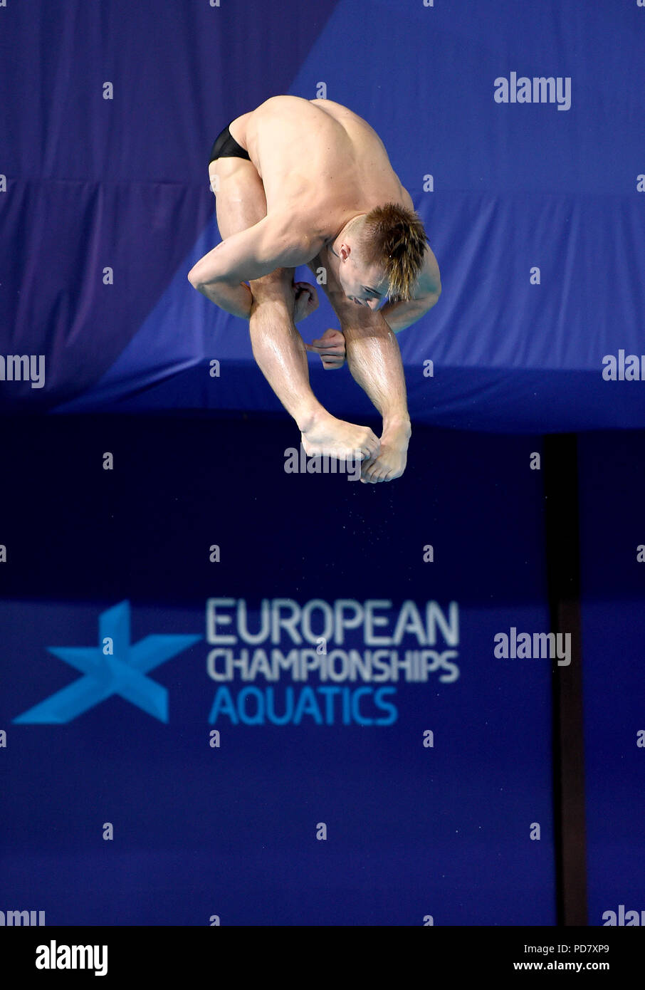 Great Britain's Jack Laugher during the Men's 1m Springboard ...
