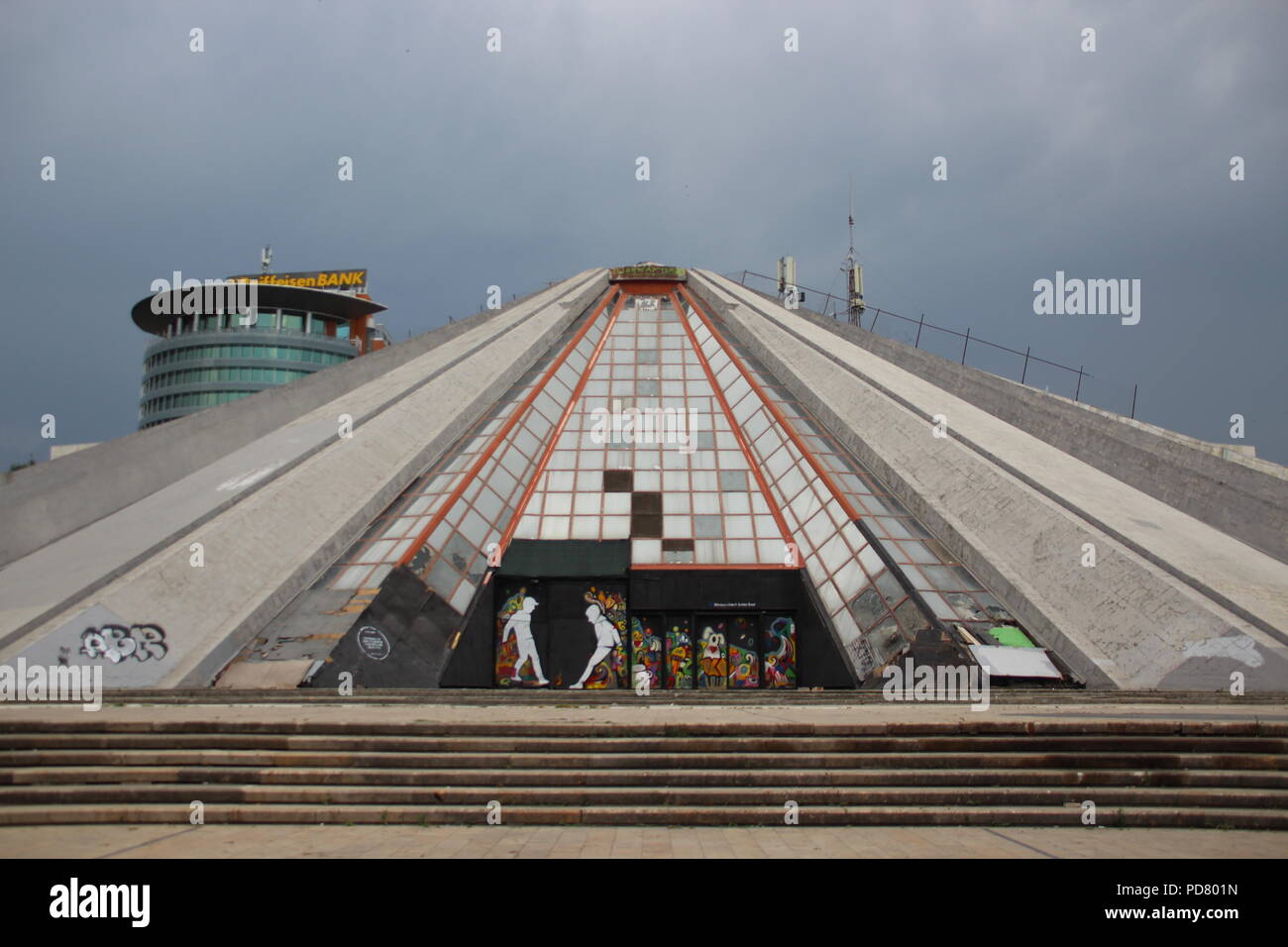 Pyramid of Tirana, Albania Stock Photo - Alamy